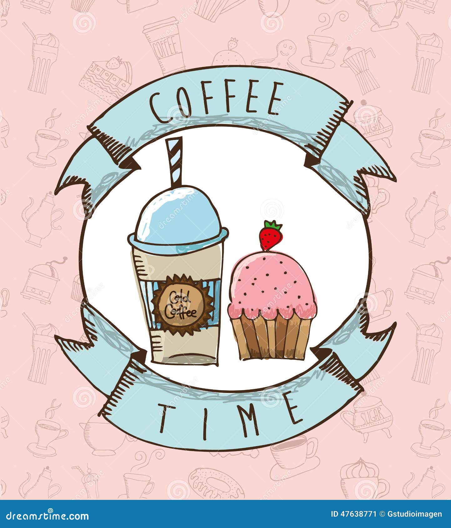 Coffee design stock vector. Illustration of drink, concept - 47638771