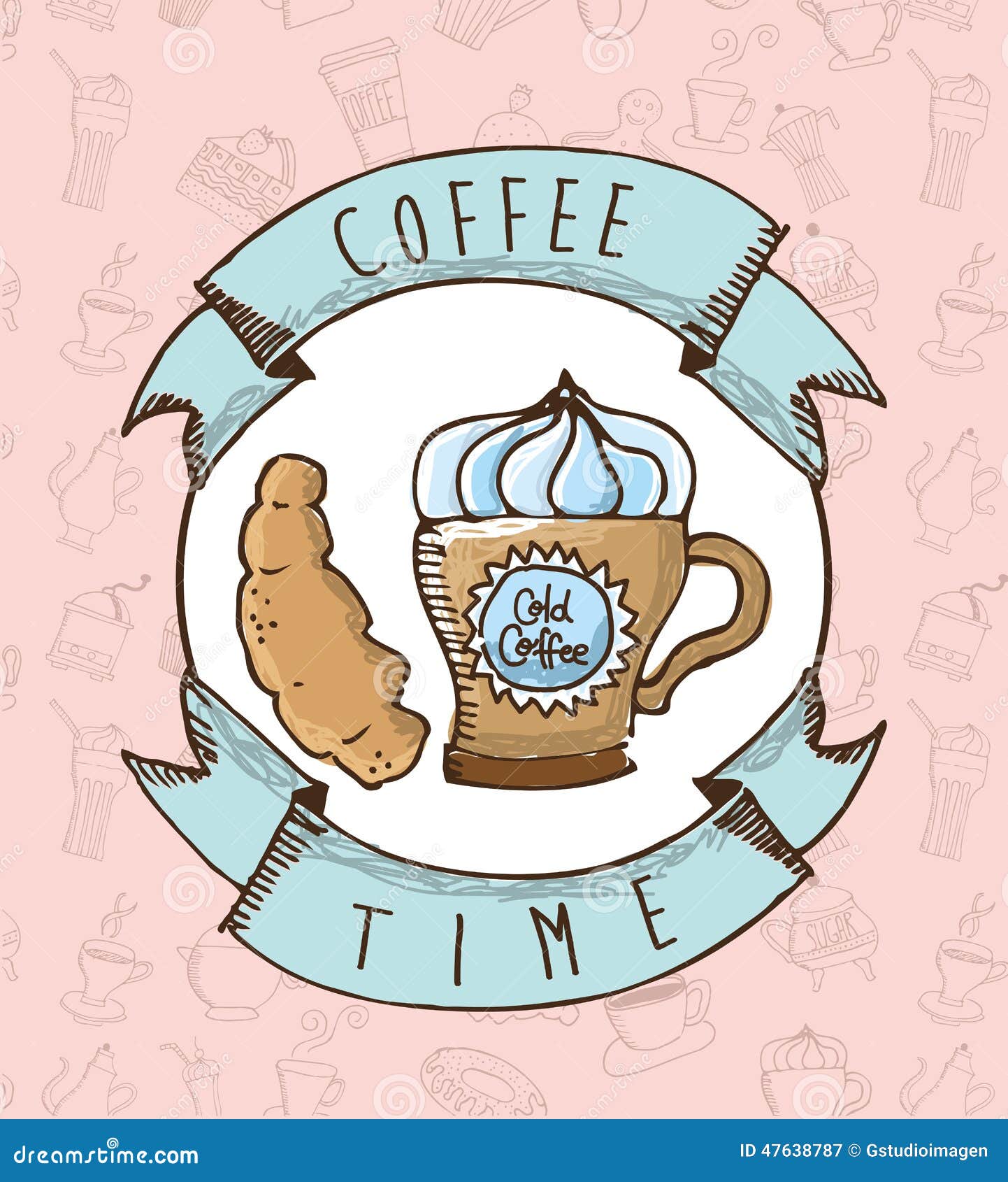 Coffee design stock vector. Illustration of cappuccino - 47638787