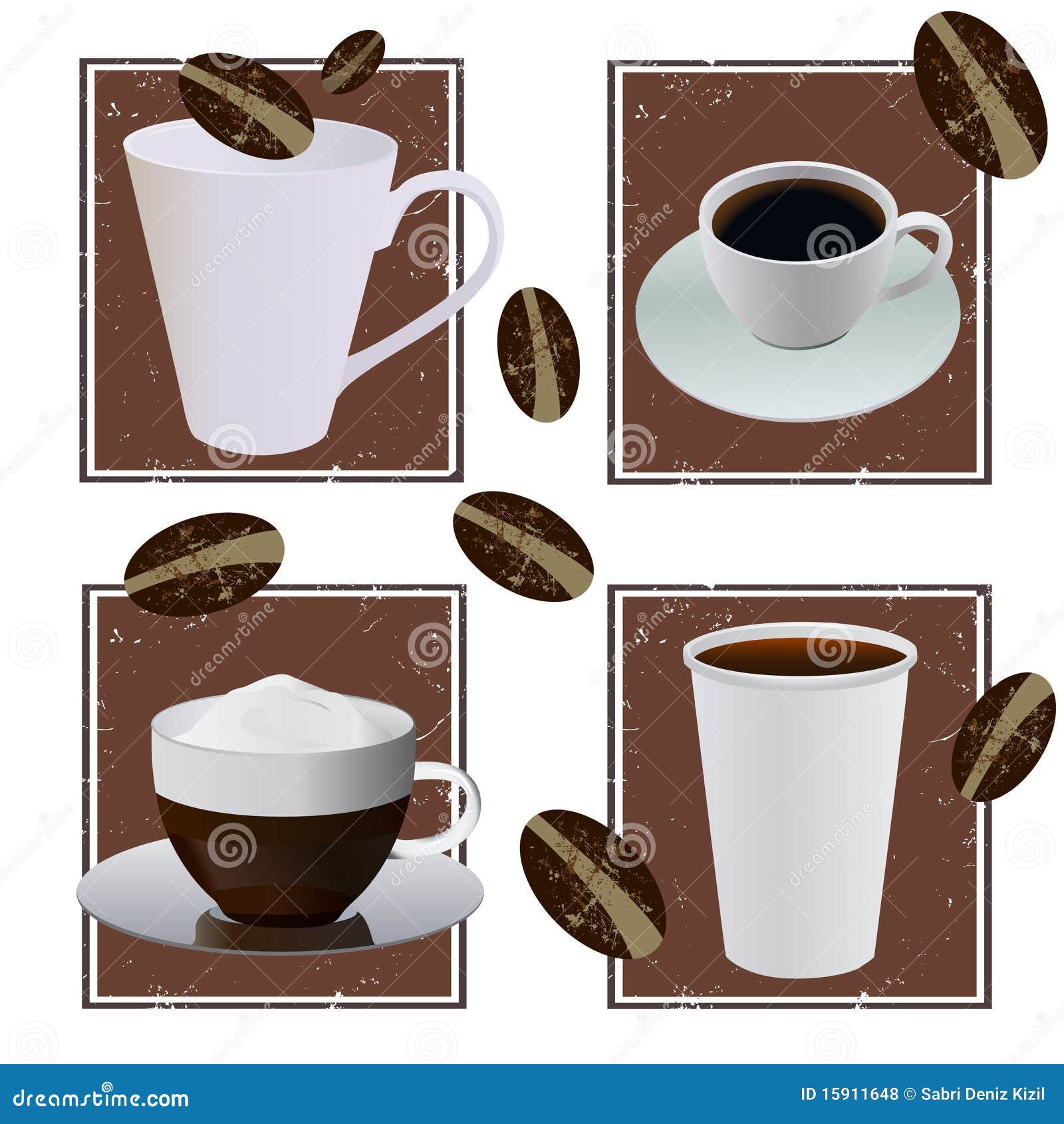 Coffee designs stock vector. Illustration of lifestyle - 15911648