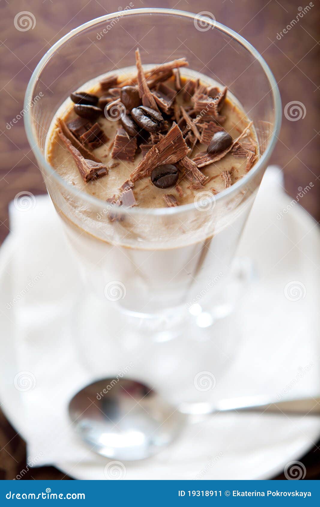 Coffee dessert stock image. Image of caffeine, cafe, closeup - 19318911