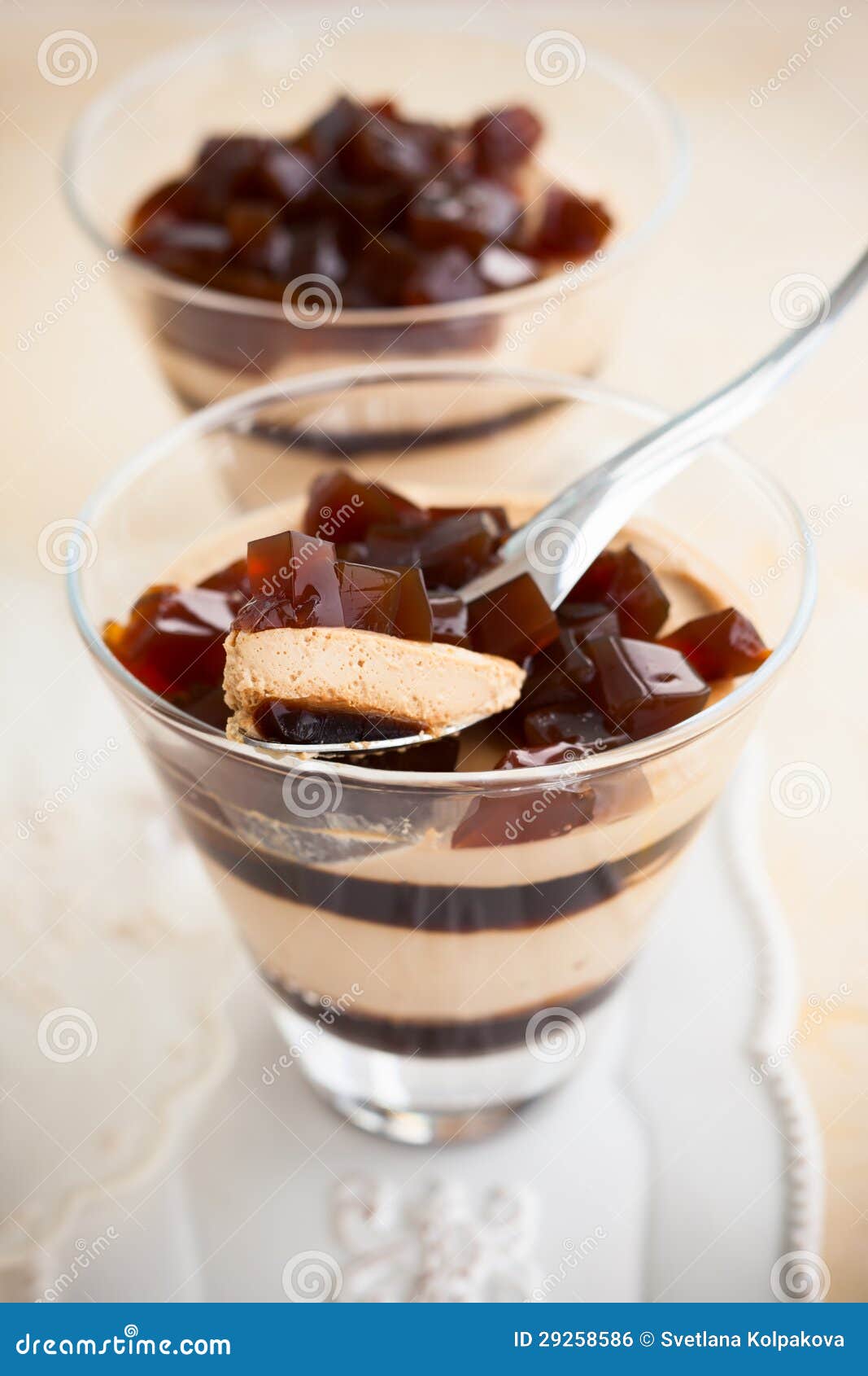 Coffee dessert stock photo. Image of focus, sweet, jelly - 29258586