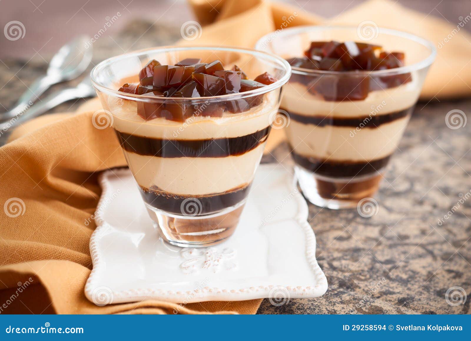 Coffee dessert stock photo. Image of custard, selective - 29258594