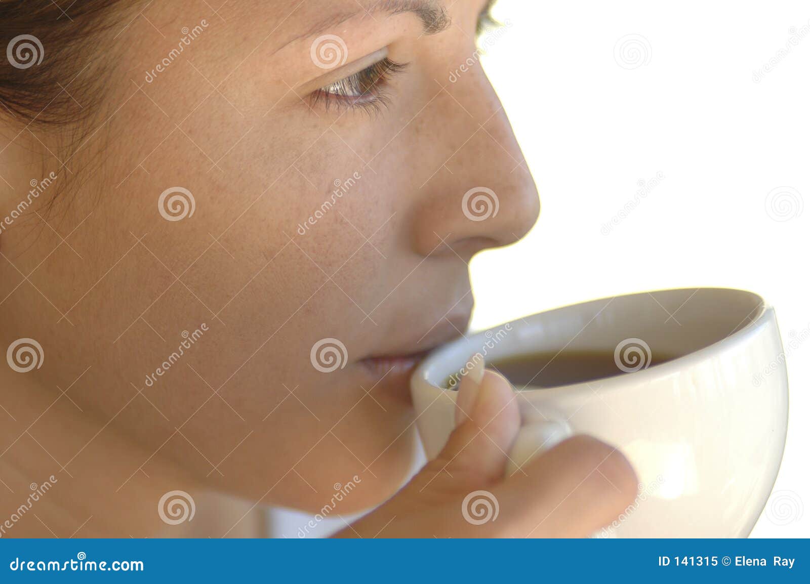 Coffee Drinker stock image. Image of beverage, think, coffee - 141315