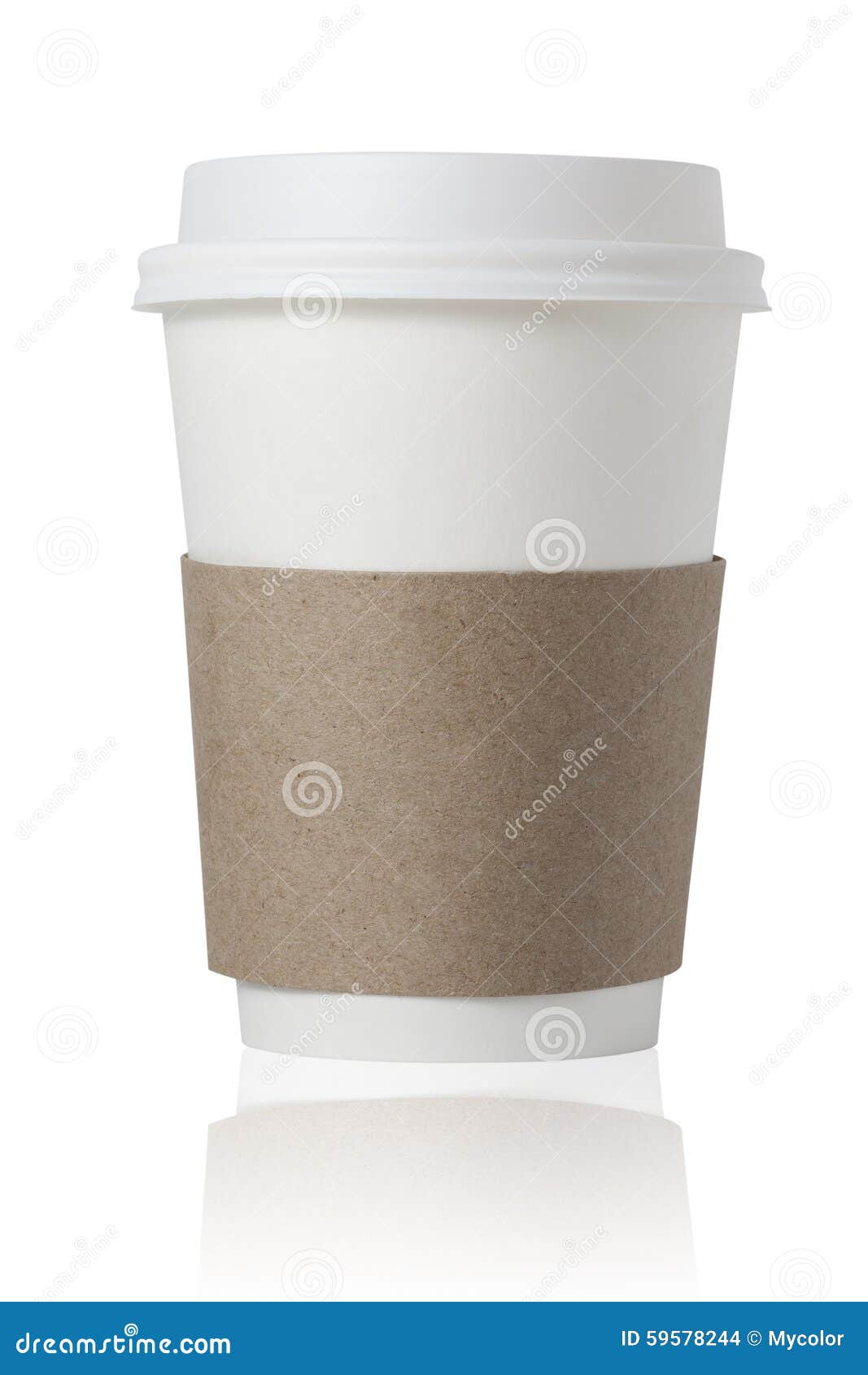 Coffee Drinking Paper Cup on White Stock Photo - Image of macchiato ...