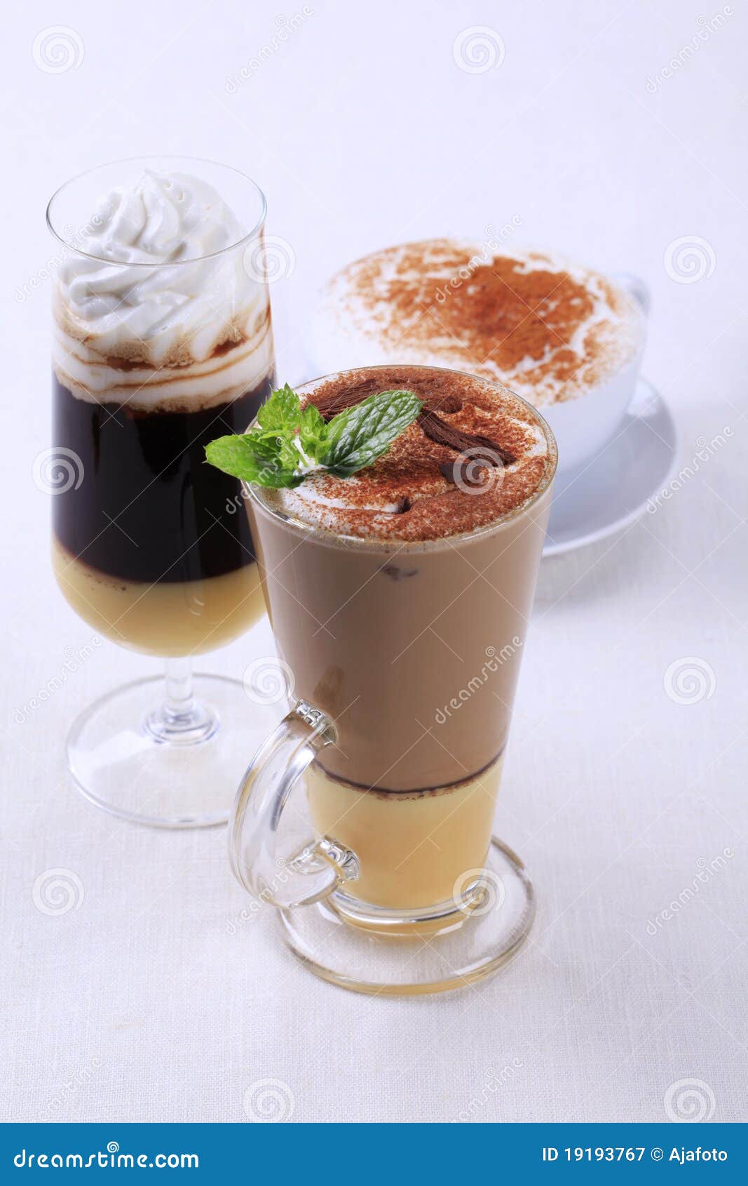 Coffee Drinks Royalty Free Stock Photography - Image: 19193767