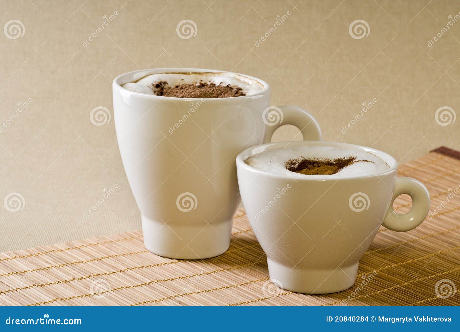 Coffee drinks objects stock photo. Image of mocha, breakfast - 20840284