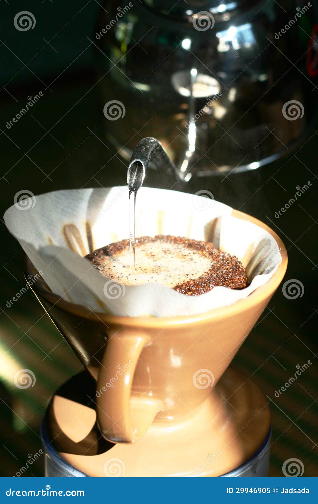 Coffee Drip stock image. Image of warm, brewing, filter - 29946905