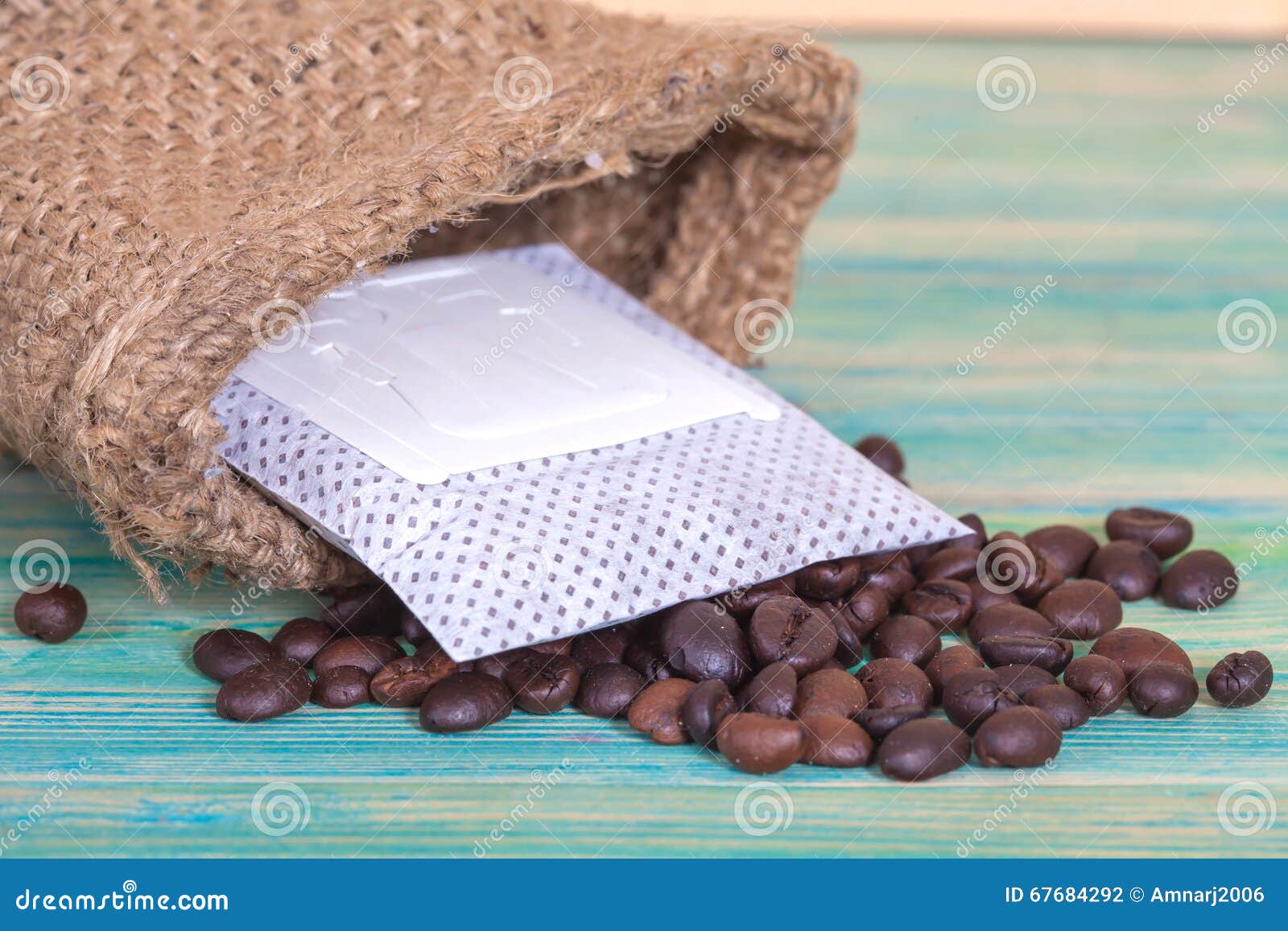 Coffee drip package stock photo. Image of glass, breakfast - 67684292