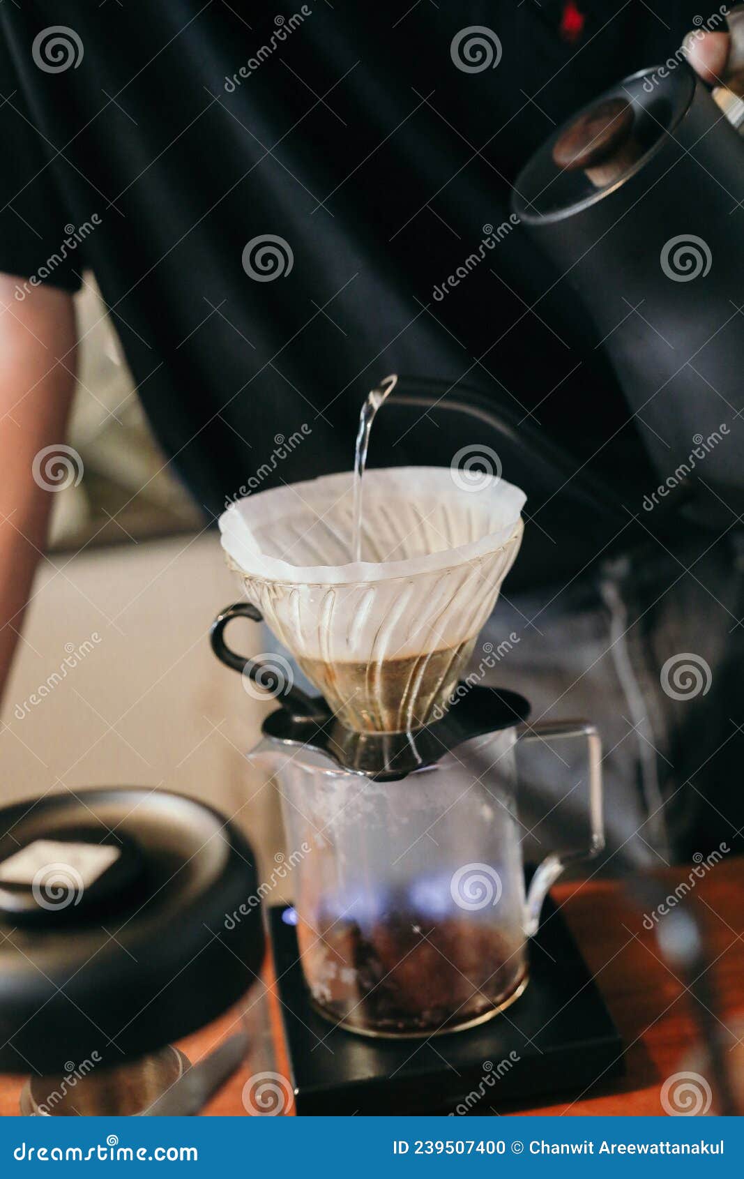 Coffee Drip Process, Coffee Cafe, Slow Bar Stock Photo - Image of drop ...
