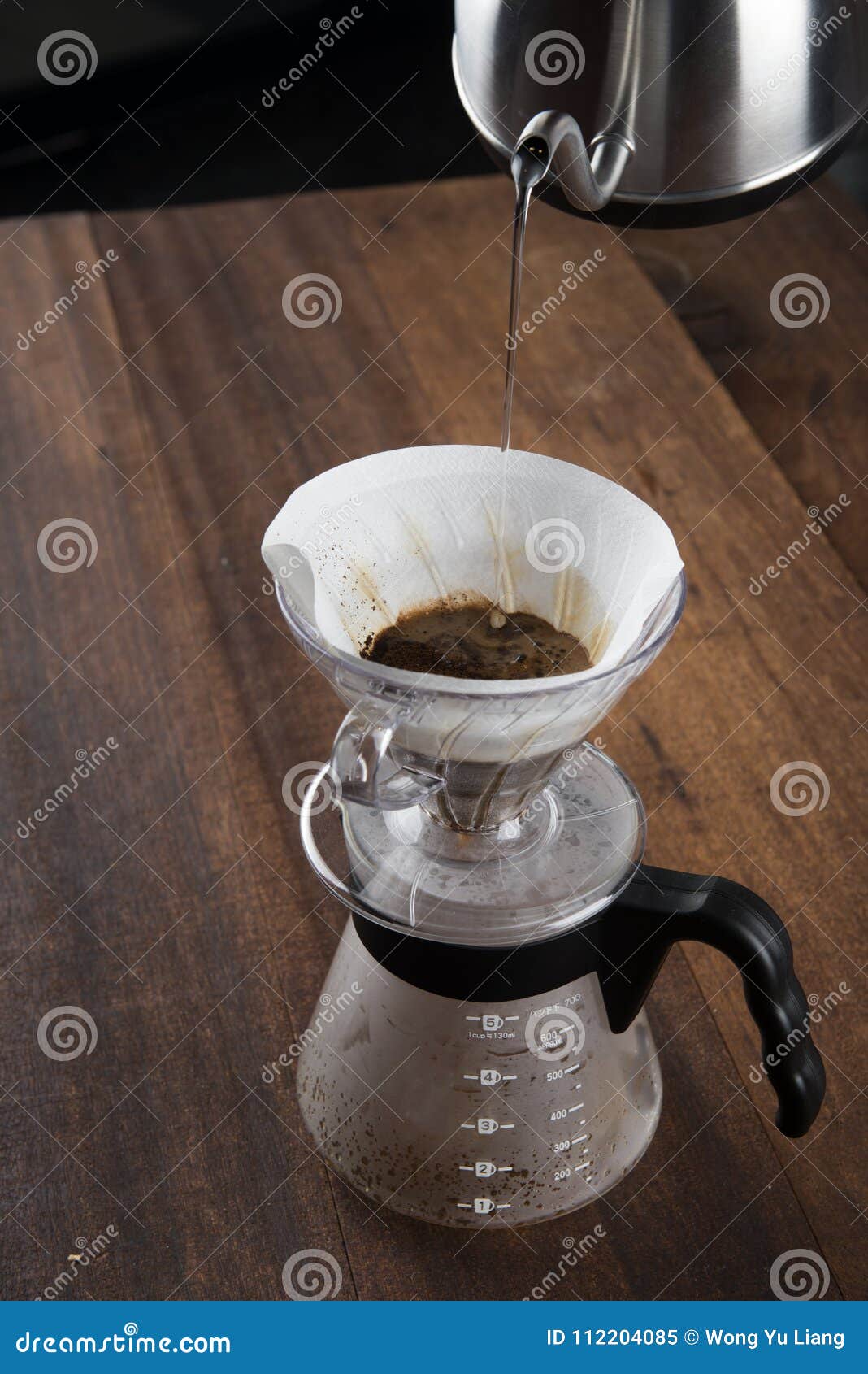 Coffee drip set stock image. Image of espresso, glass - 112204085