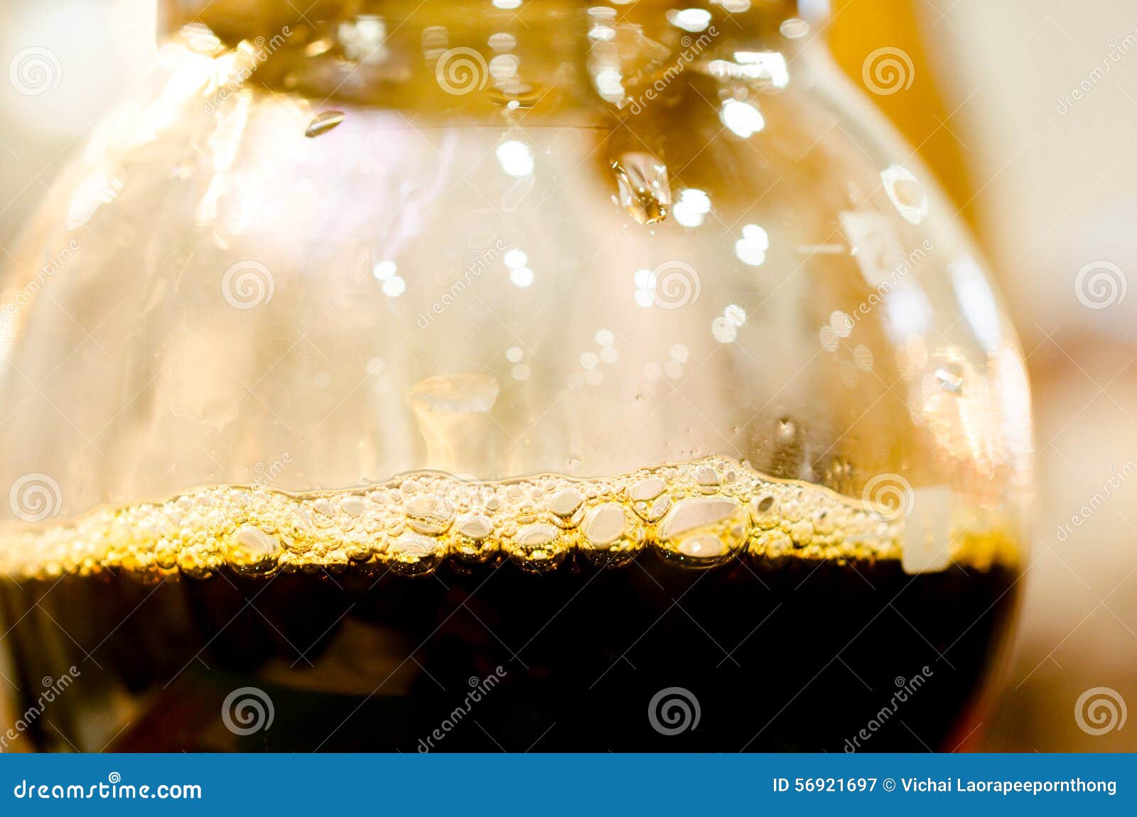 Coffee dripping in pot stock image. Image of fresh, brown - 56921697