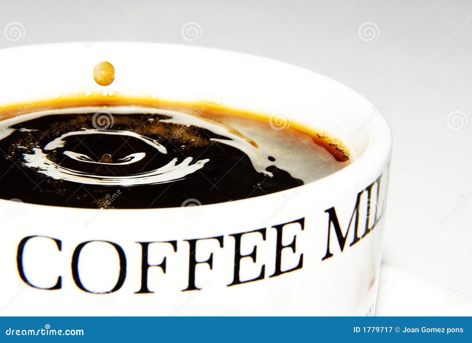Coffee drop stock image. Image of drop, drink, flavor - 1779717