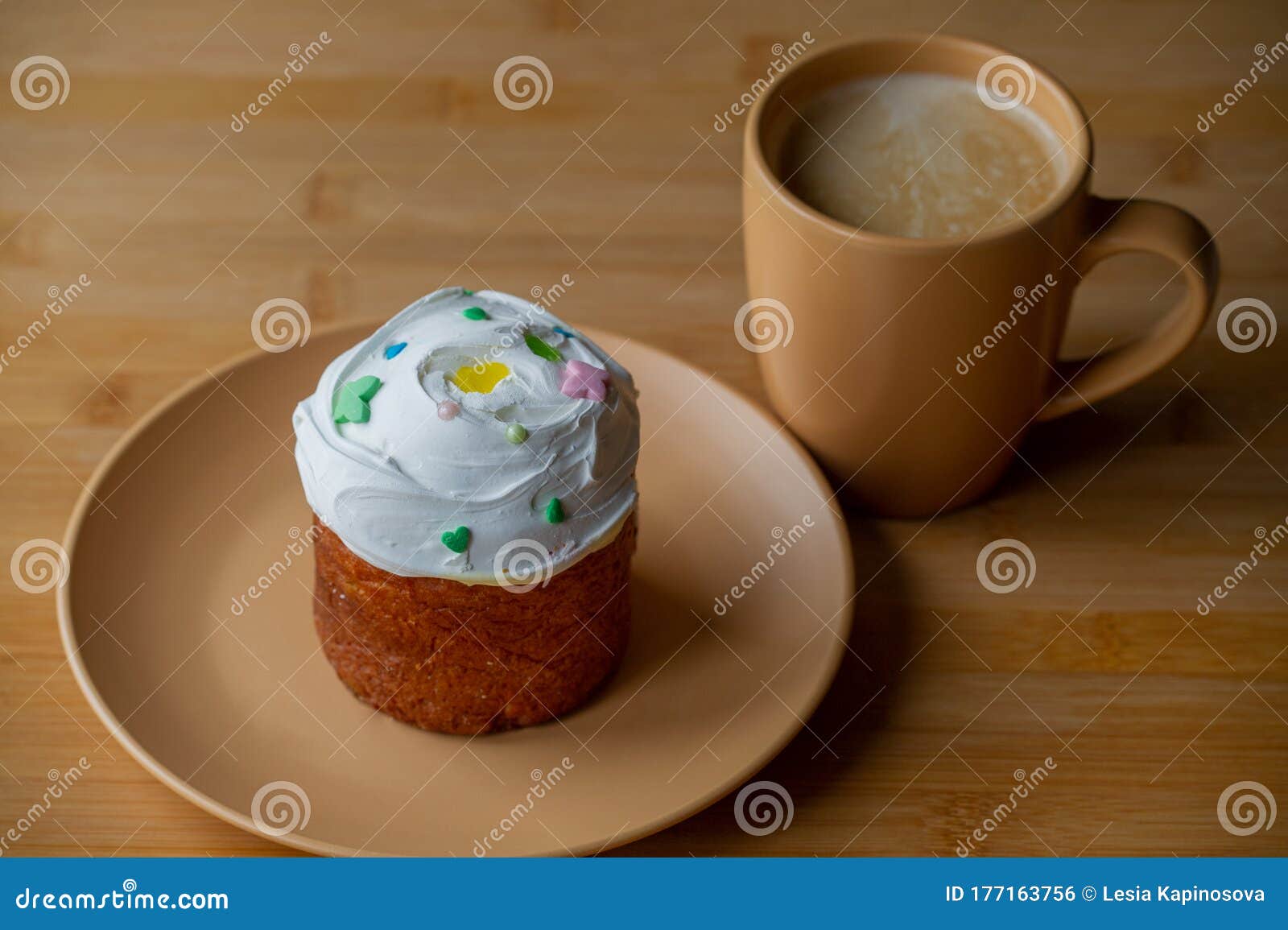 Coffee and Easter. Easter is Coming. Happy Easter Concept Stock Photo ...