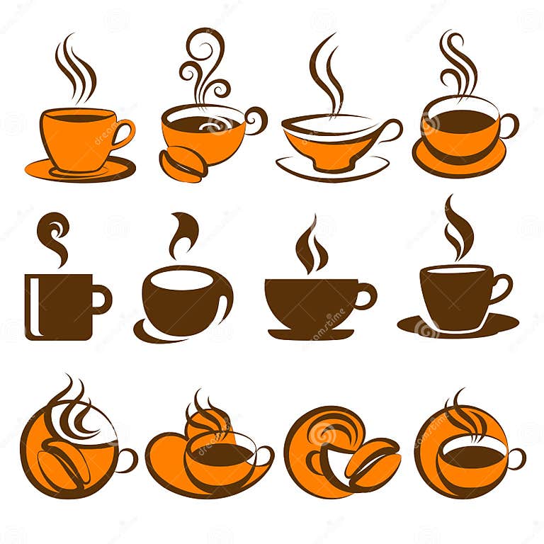 Coffee. Elements for Design Stock Vector - Illustration of coffee ...
