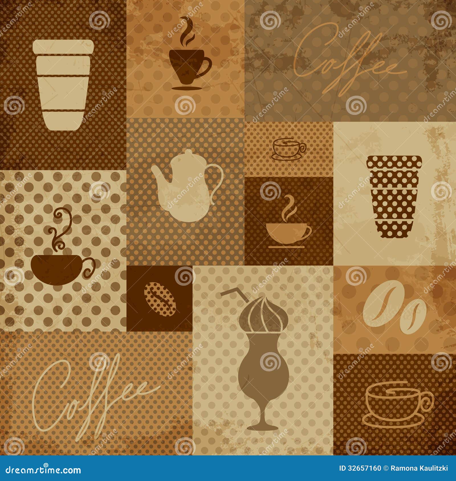 Coffee elements stock illustration. Illustration of agriculture - 32657160