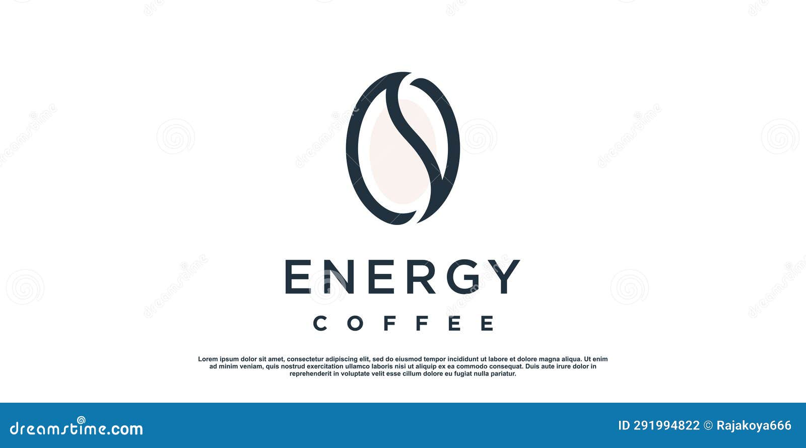 Coffee Energy Logo Design with Simple and Unique Concept Premium Vector ...