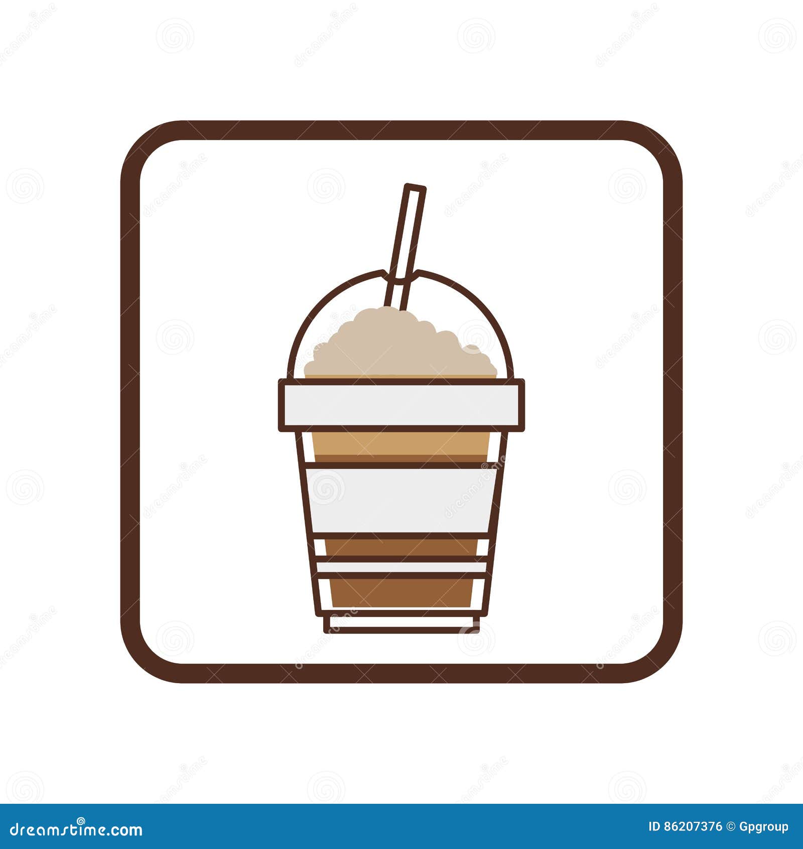 Coffee espresso icon image stock illustration. Illustration of latte ...