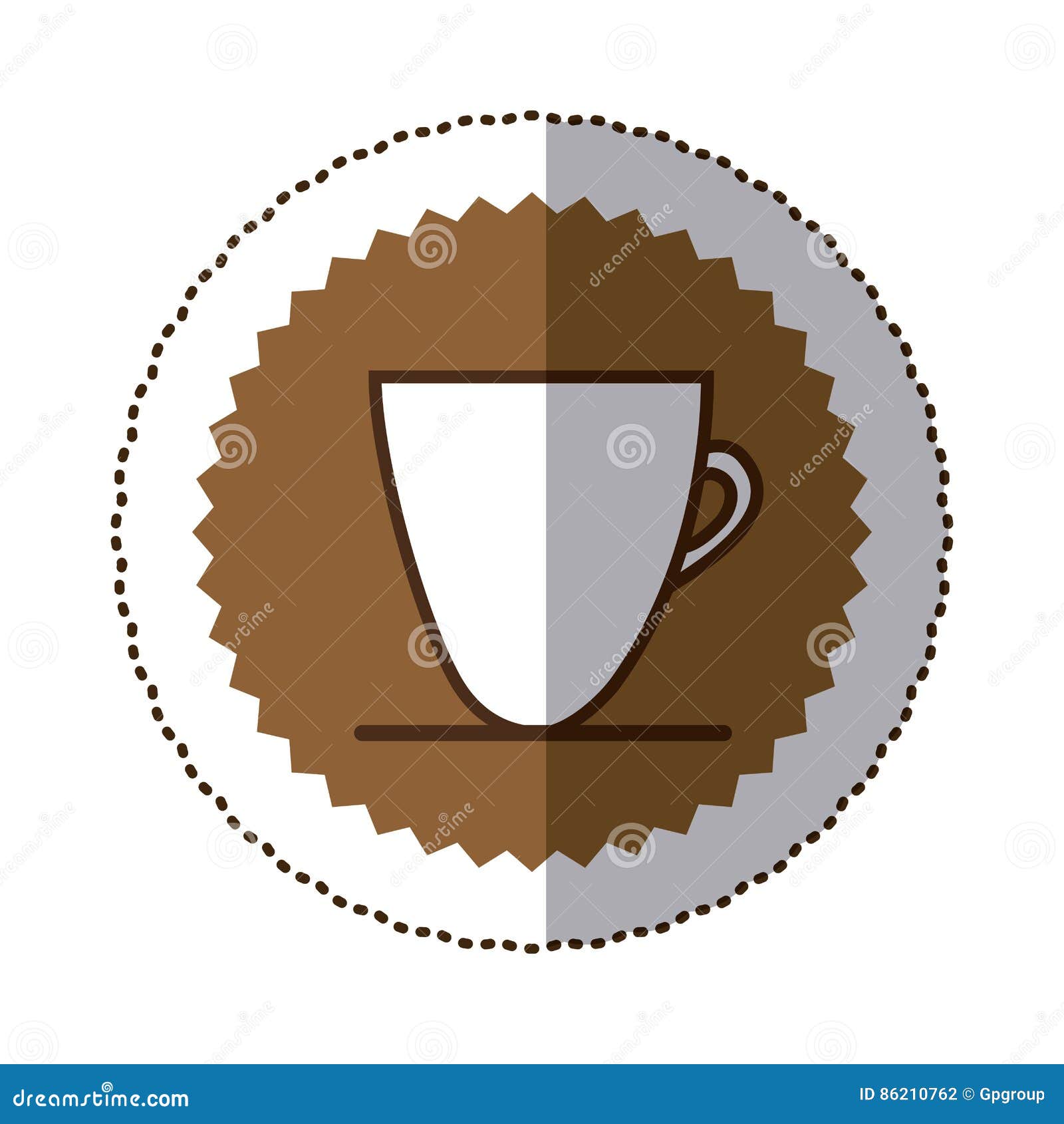 Coffee espresso icon image stock illustration. Illustration of beverage ...