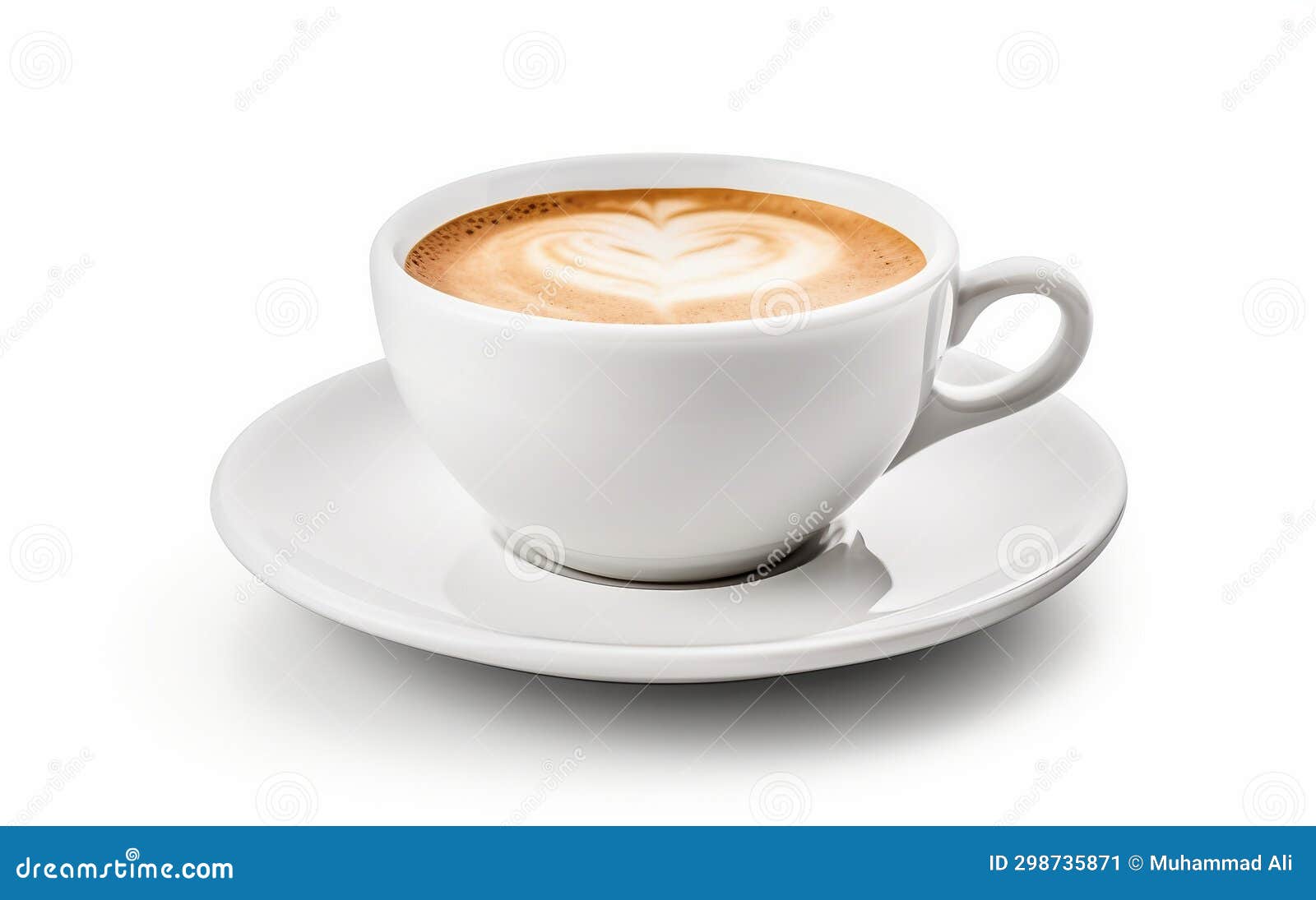 Coffee Excellence on White Background Stock Image - Image of wealth ...