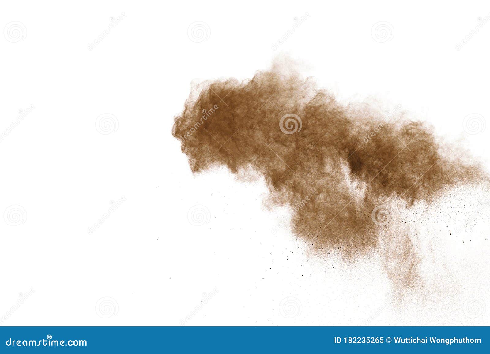 Coffee Explosion Isolated on White Background. Stock Image - Image of ...