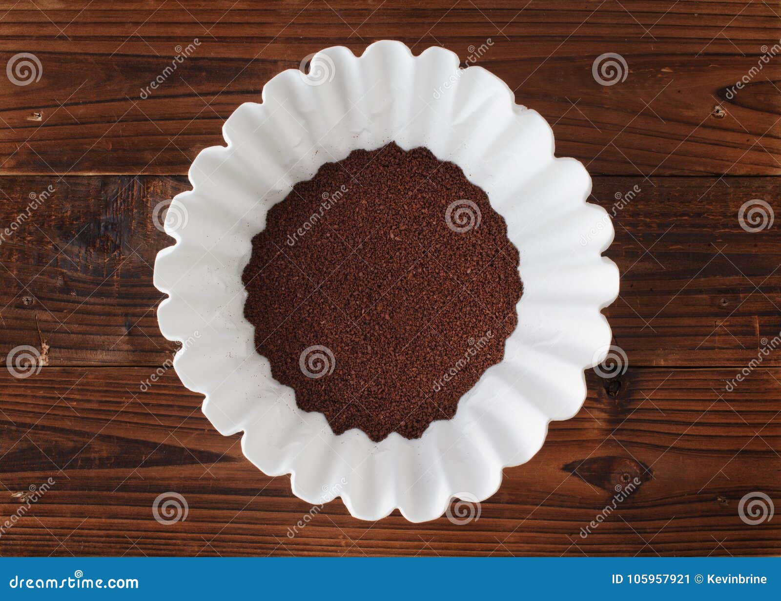 Coffee Filter stock image. Image of cafe, ground, fresh - 105957921
