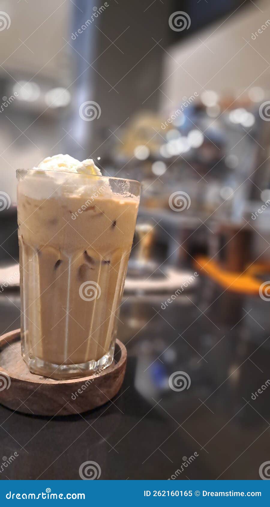 Coffee stock image. Image of glass, drink, float, coffee - 262160165