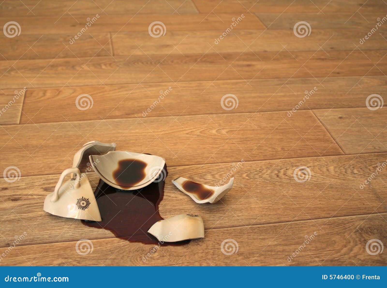 Coffee, Flowed Out from the Broken Cup Stock Photo - Image of breaking ...