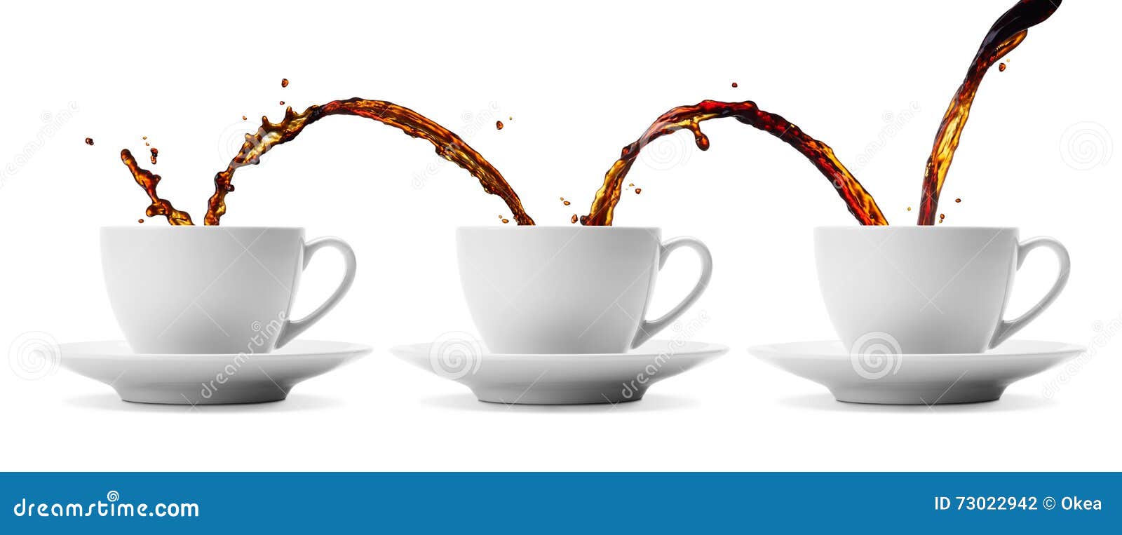 Coffee flowing stock photo. Image of isolated, share - 73022942