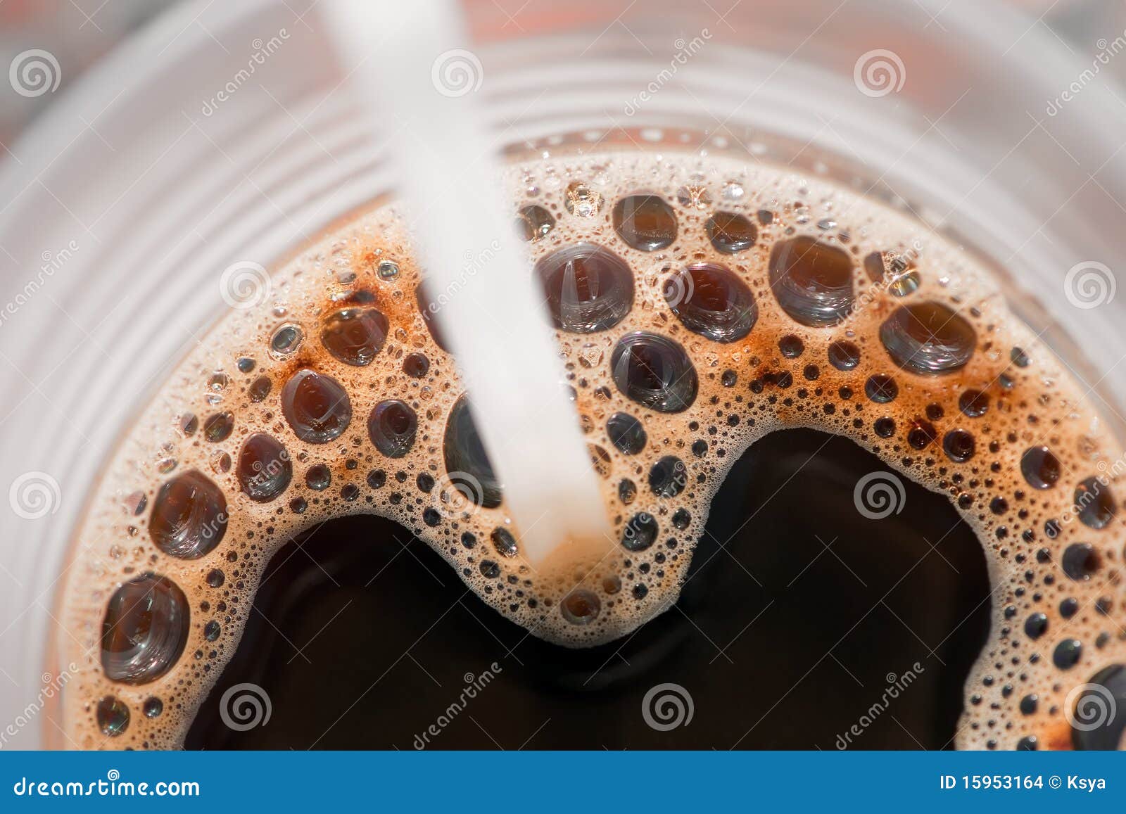 Coffee foam stock photo. Image of closeup, cappuccino - 15953164