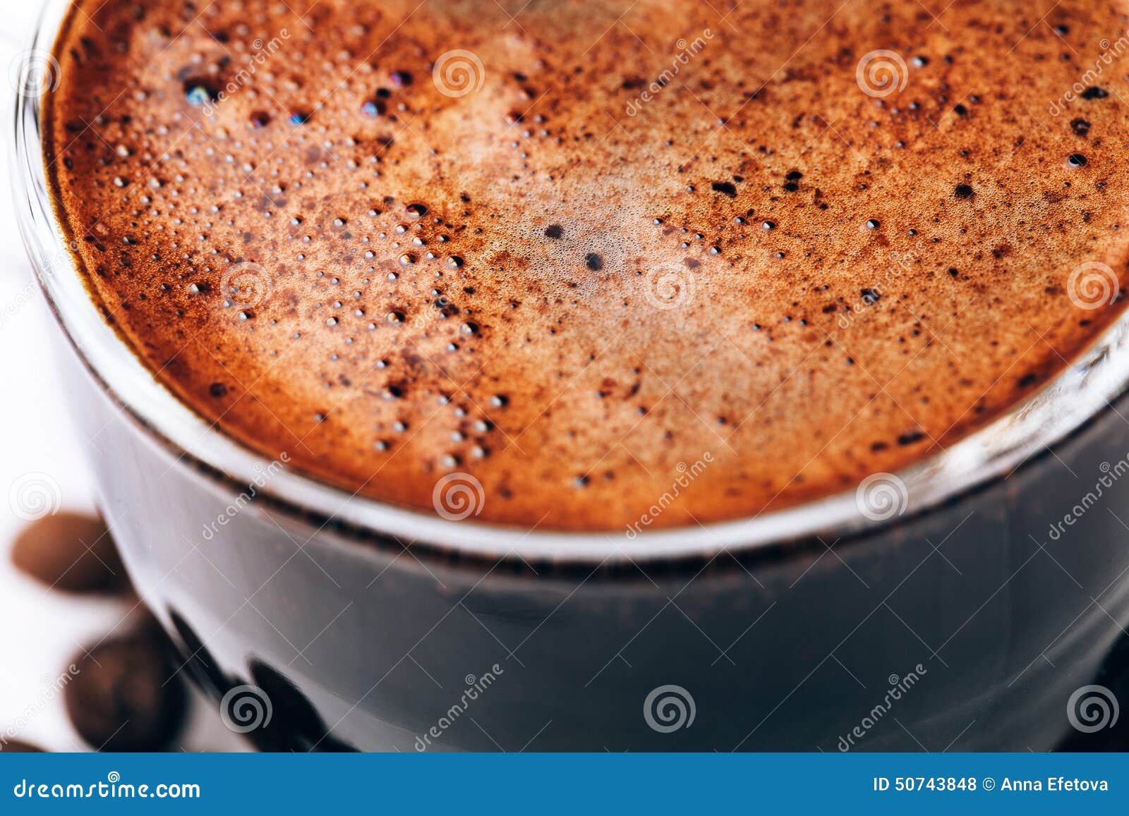 Coffee foam macro stock photo. Image of closeup, cafe - 50743848
