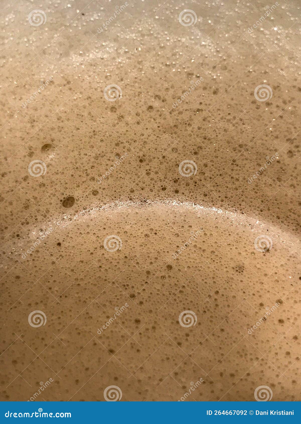 Coffee foam texture on cup stock photo. Image of beverage - 264667092