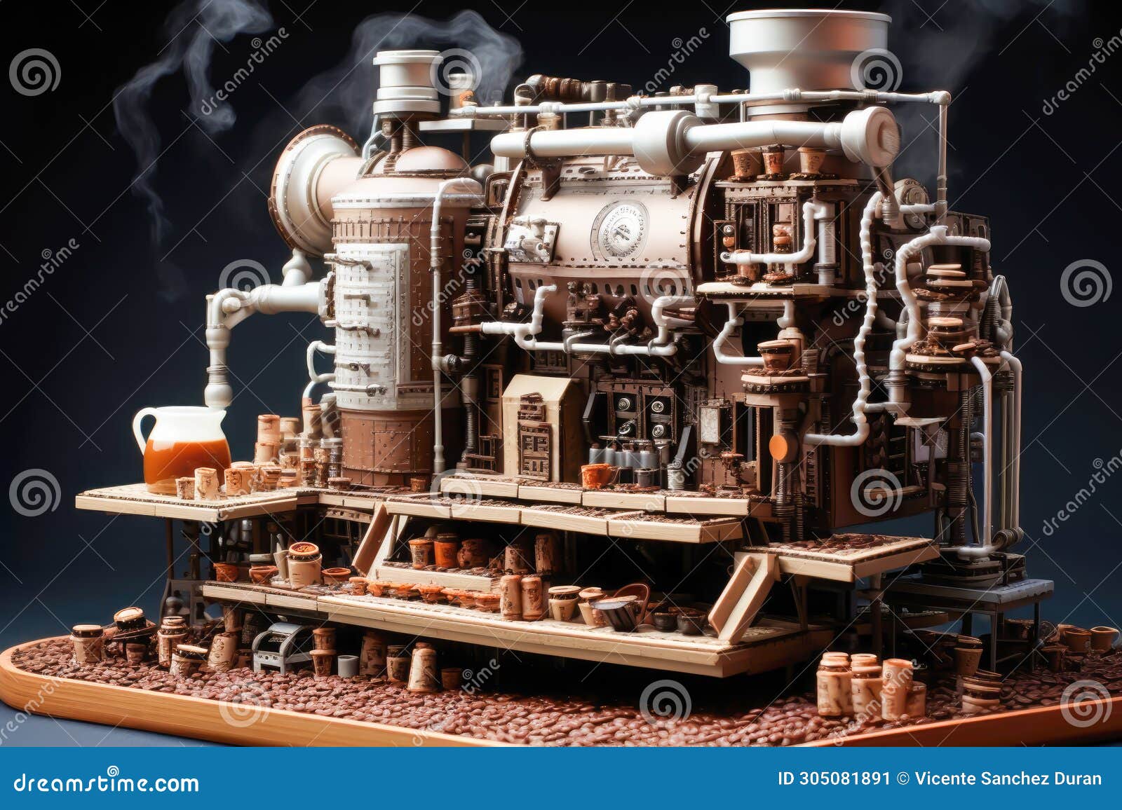 Coffee food engineering stock illustration. Illustration of concept ...