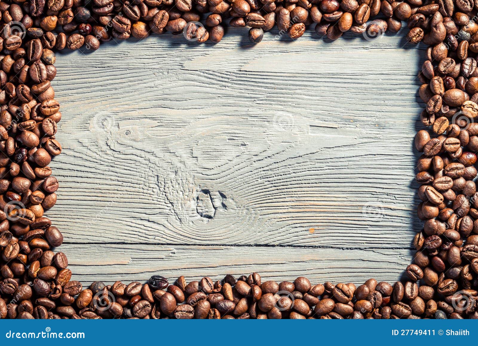 Coffee Frame on Wooden Table Stock Image - Image of oldfashioned ...