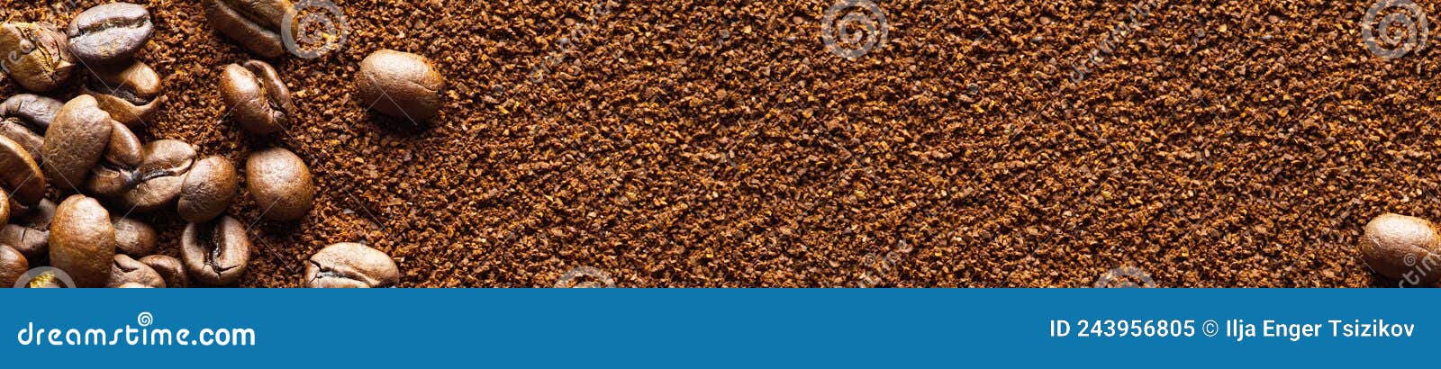Coffee Grind Texture Background , Banner. Coffee Powder Abstract ...