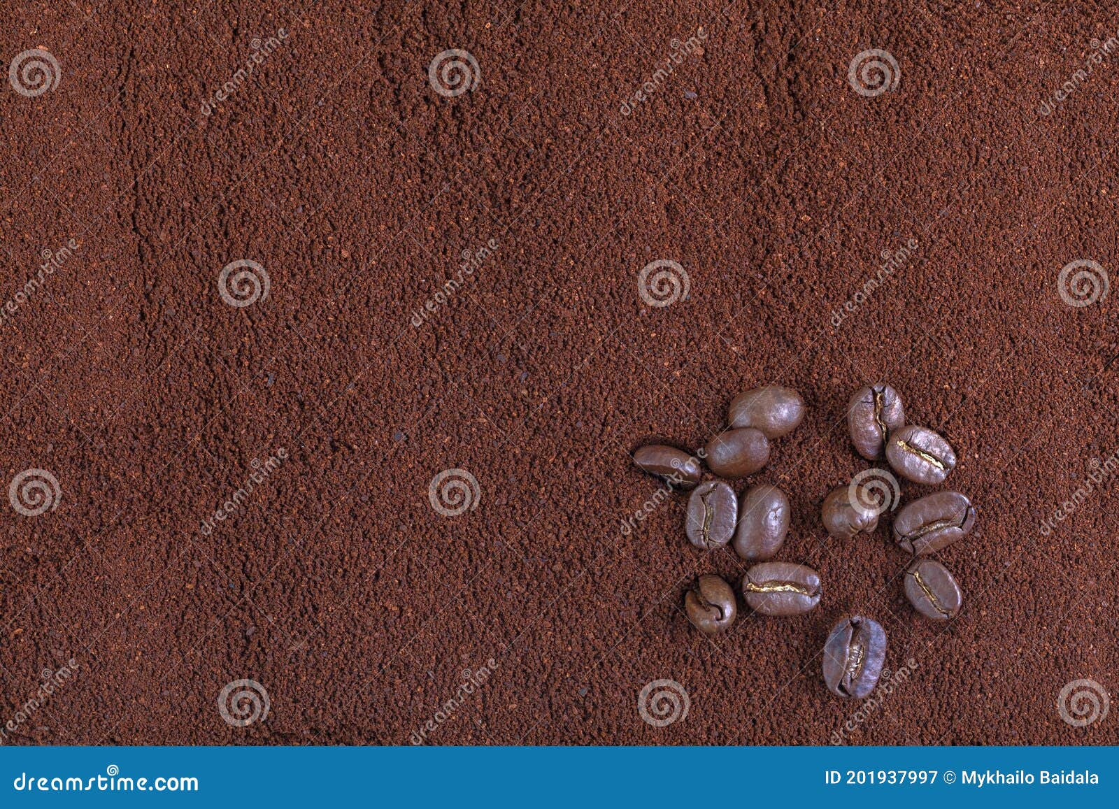 Coffee Grind Texture Background, Close Up. Ground Coffee Brown ...