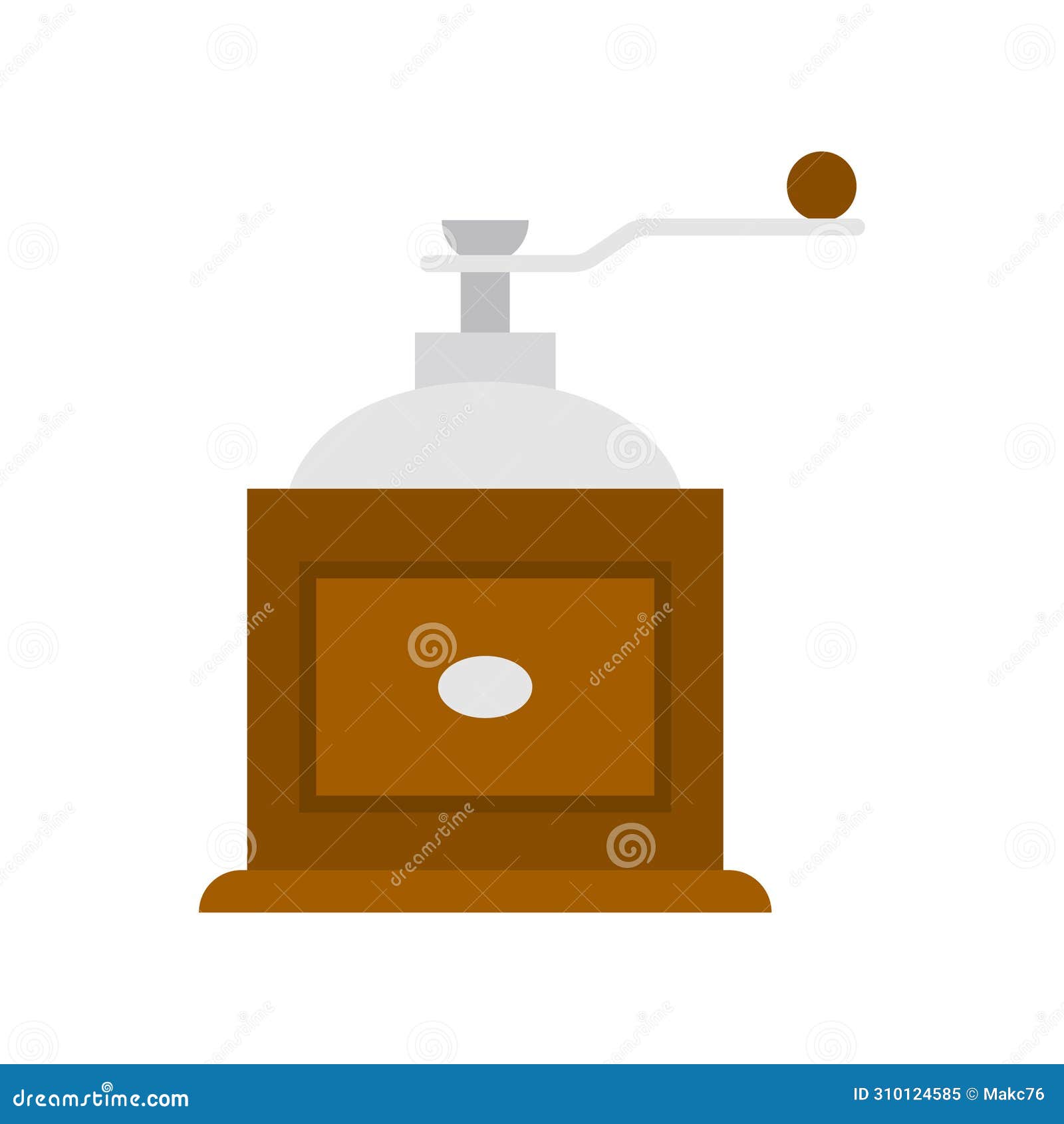 Coffee Grinder Icon. Mill Coffee Grinder Manual Stock Illustration ...