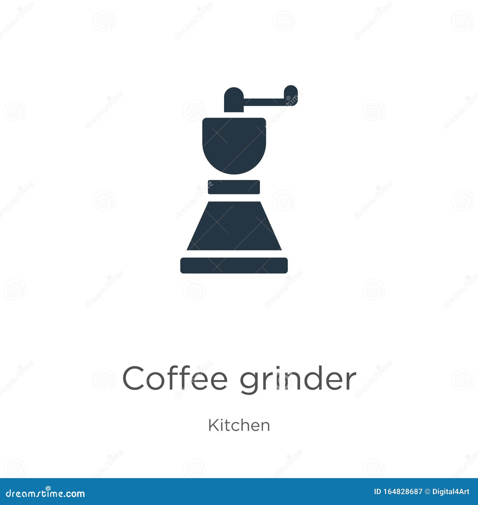 Coffee Grinder Icon Vector. Trendy Flat Coffee Grinder Icon from ...