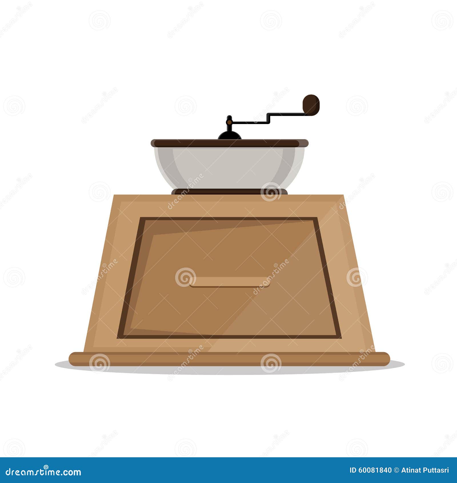 Coffee Grinder Vector Design Stock Vector - Illustration of mill, grain ...