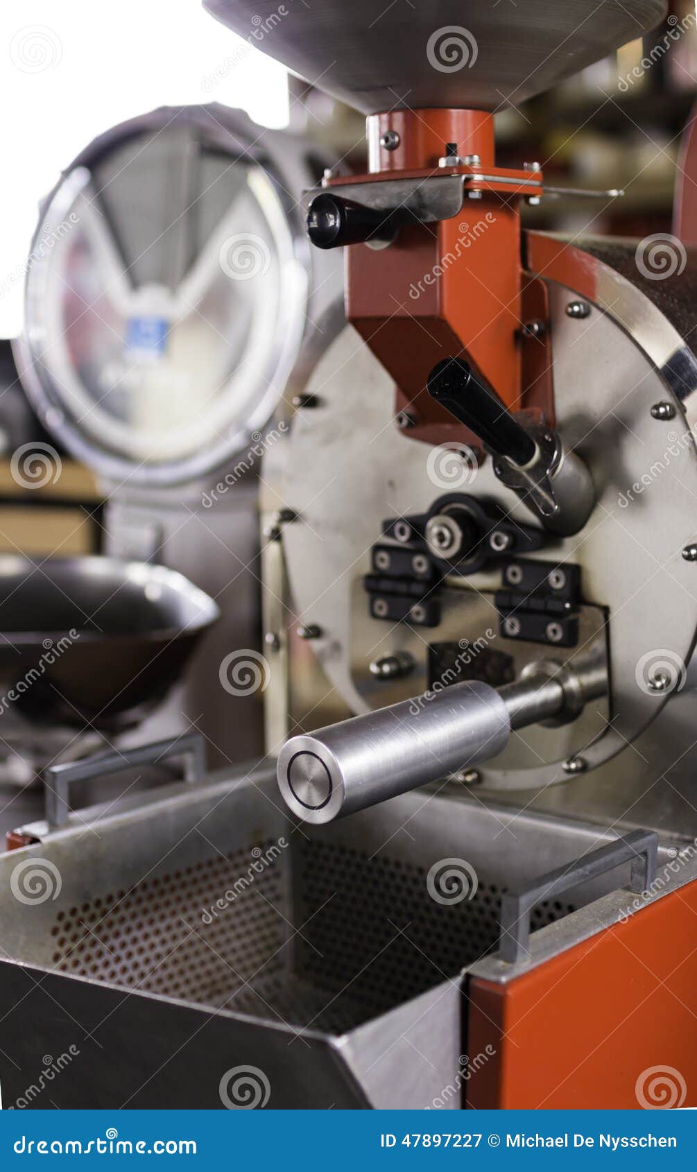 Coffee grinding machine stock image. Image of machine - 47897227