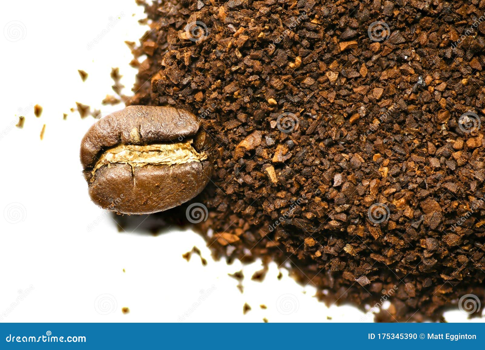 Coffee grinds stock photo. Image of espresso, aroma - 175345390