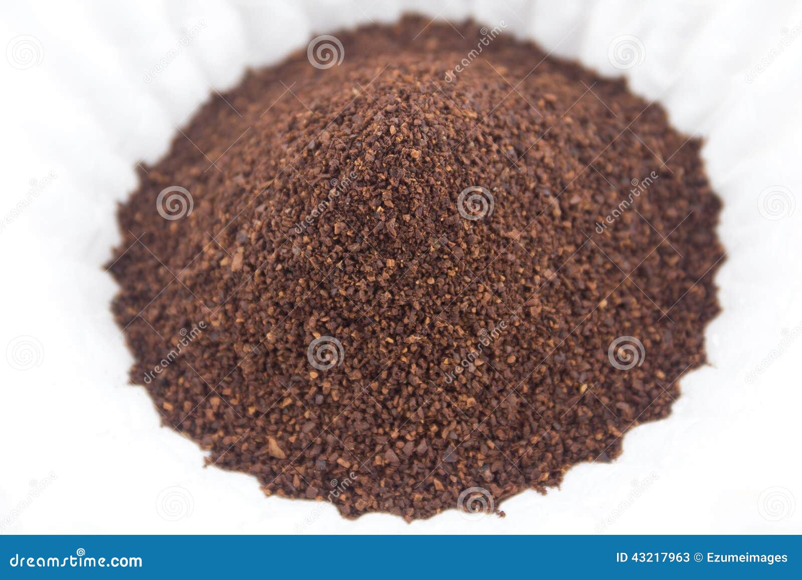 Coffee Grounds Filter stock image. Image of roasted, measure - 43217963