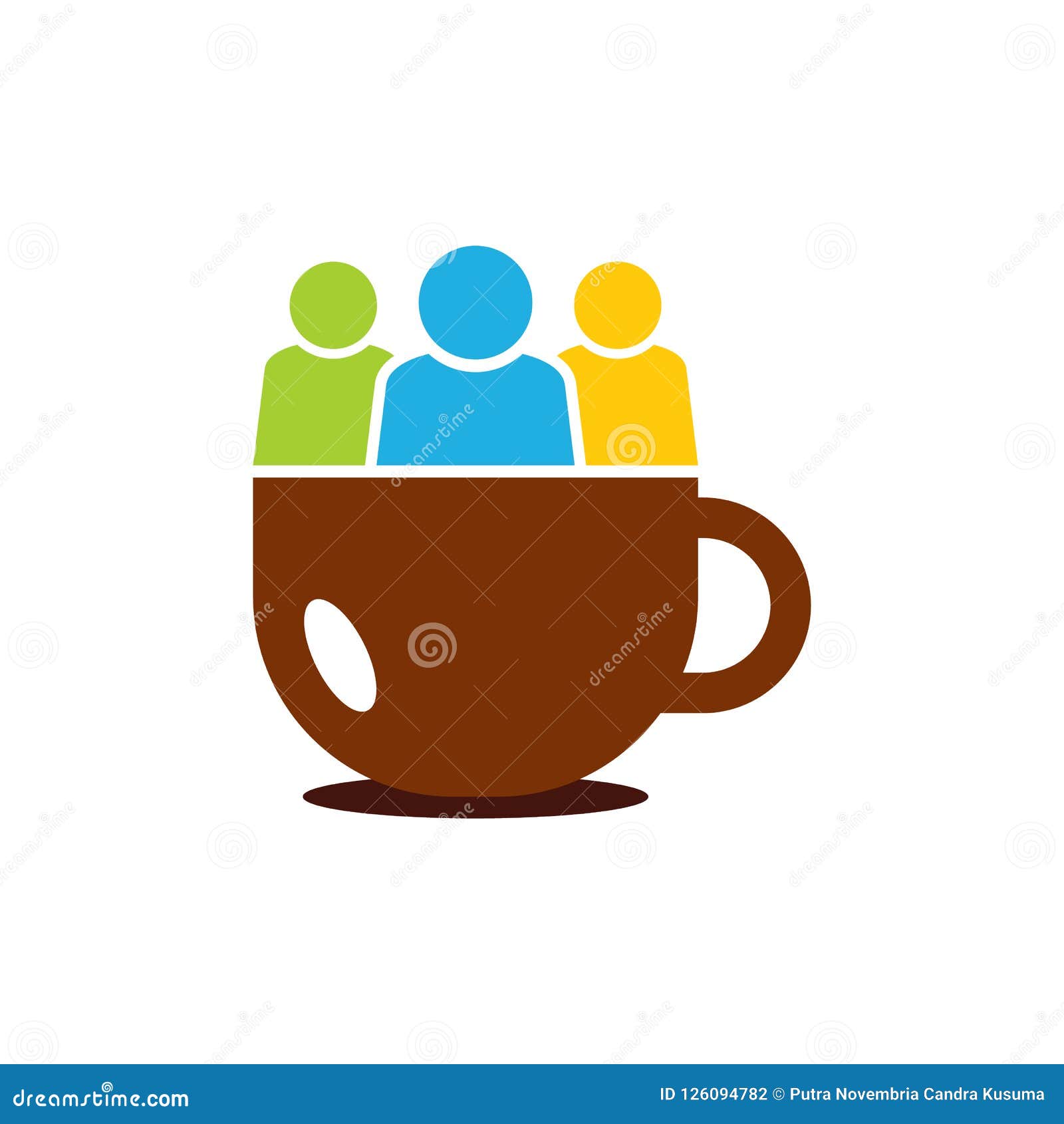 Coffee Group Logo Icon Design Stock Vector - Illustration of business ...