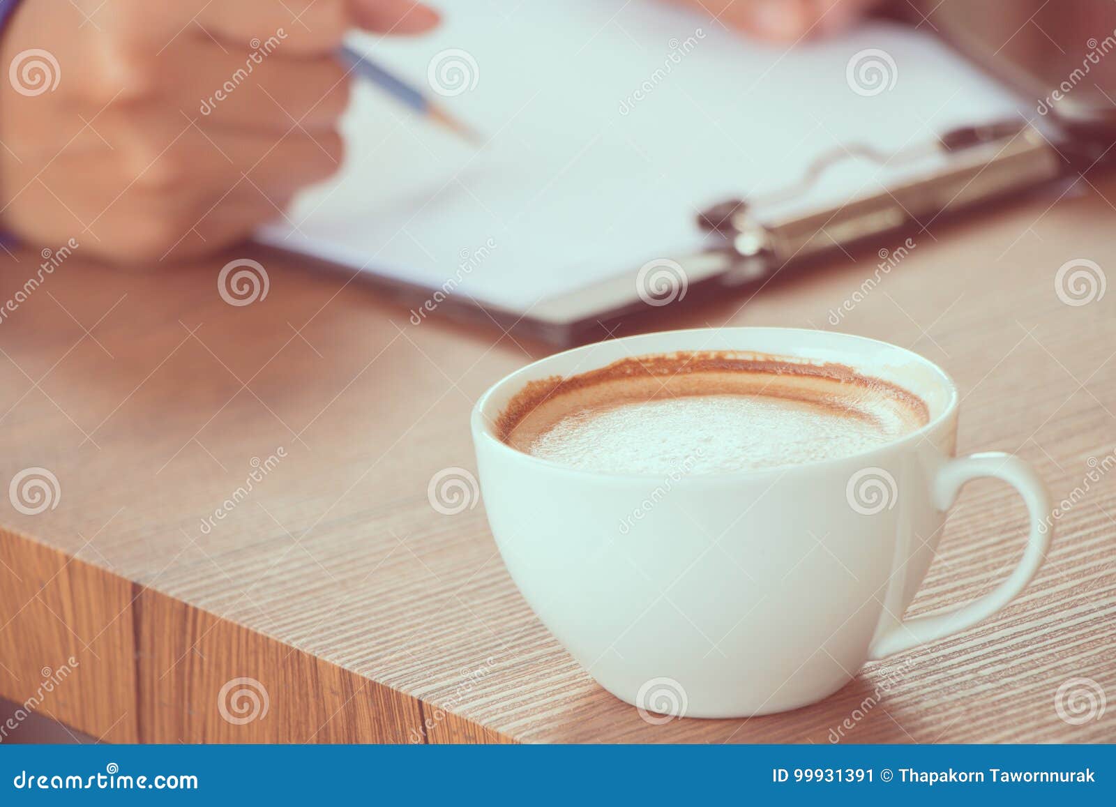 Coffee with hand writing stock image. Image of drink - 99931391