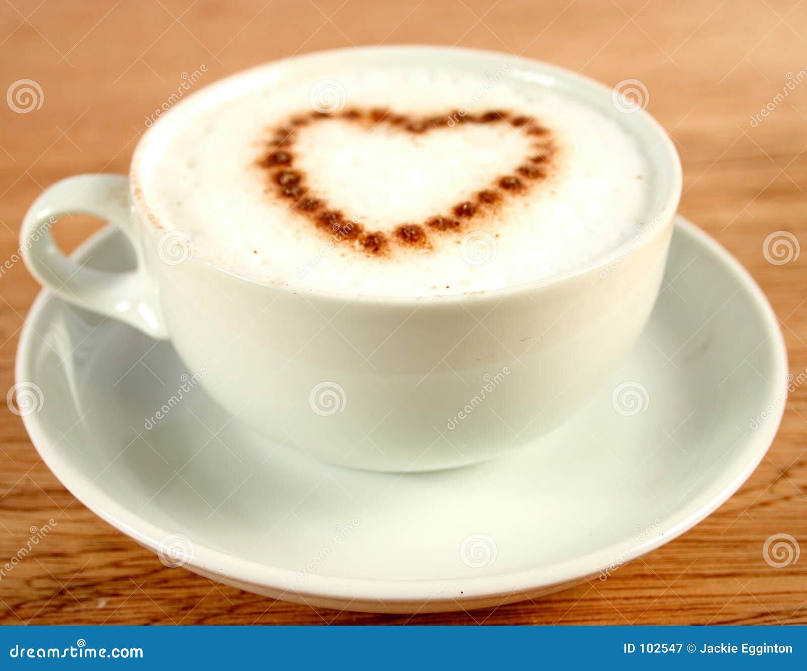 Coffee with heart stock image. Image of coffee, heart, cappuccino - 102547