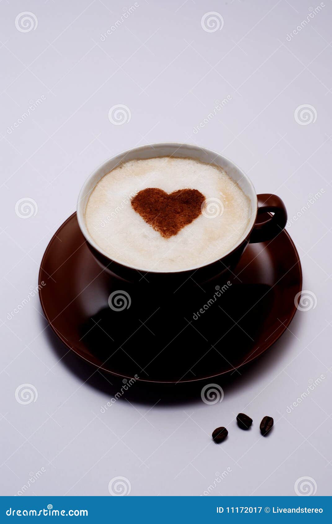 Coffee heart stock image. Image of coffee, drink, milk - 11172017