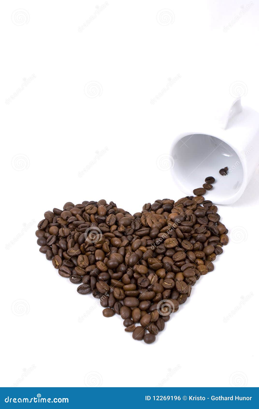 Coffee Heart stock photo. Image of grind, grain, gourmet - 12269196