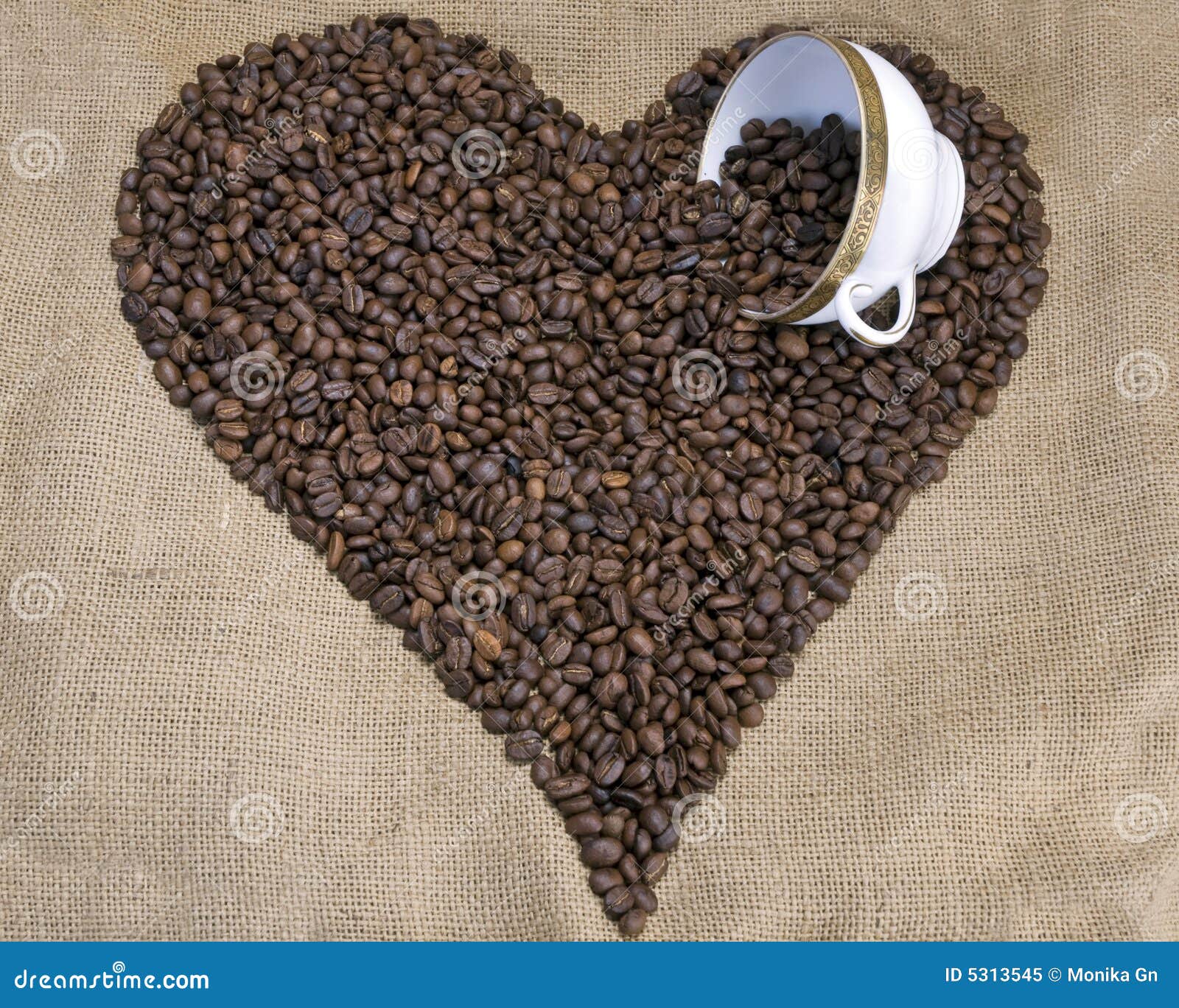 Coffee heart stock image. Image of bean, latte, food, roast - 5313545