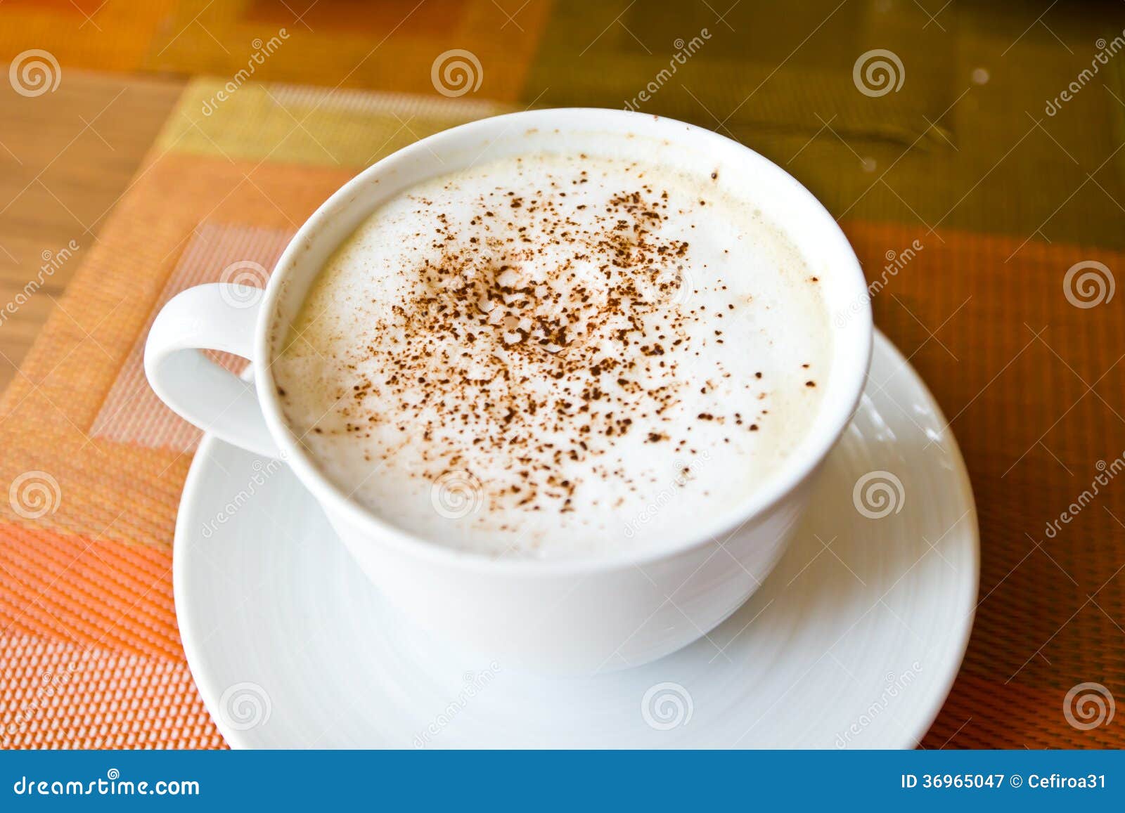 Coffee hot cappuccino stock image. Image of copy, place - 36965047