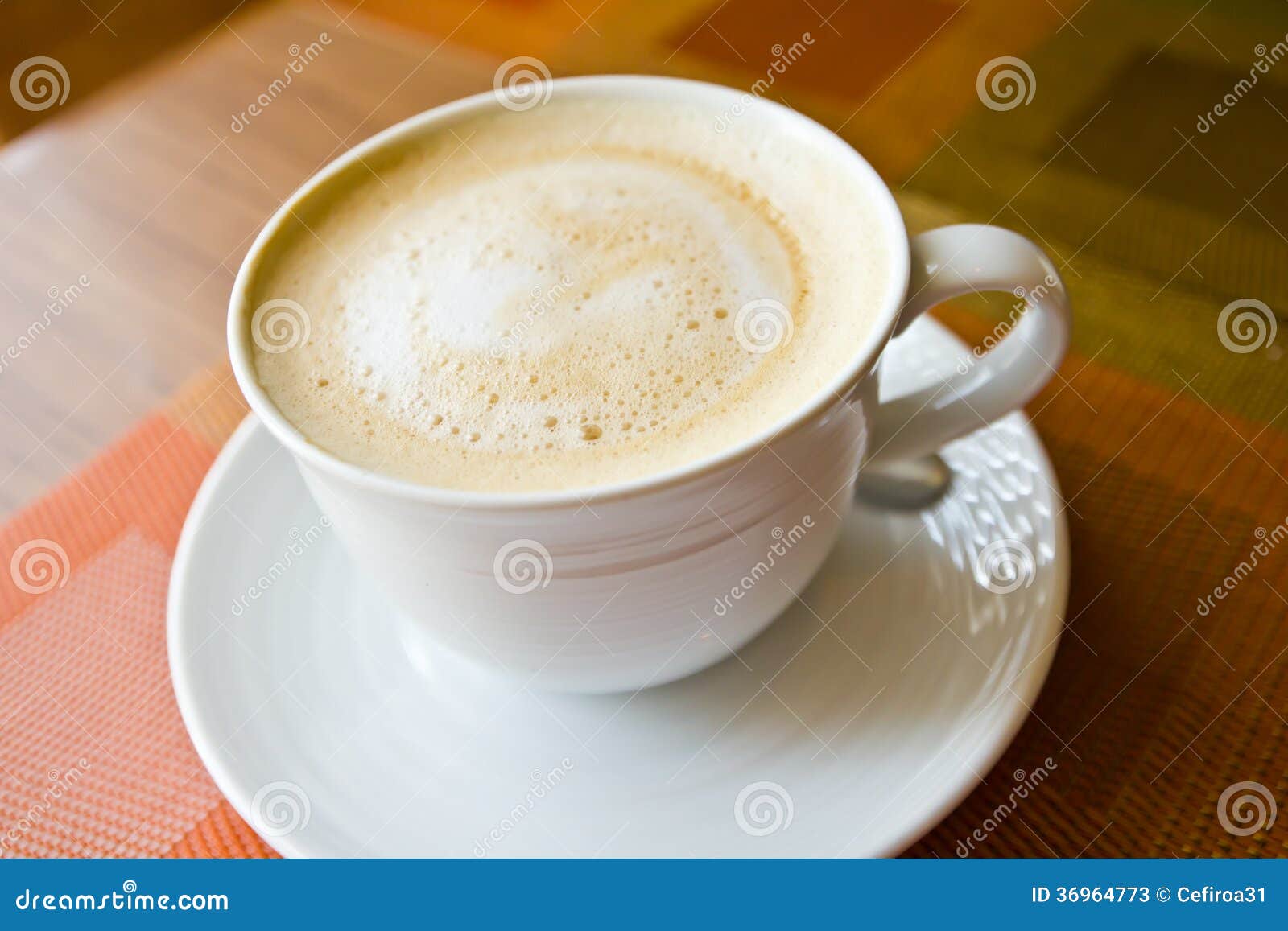 Coffee hot latte stock image. Image of foam, close, dish - 36964773