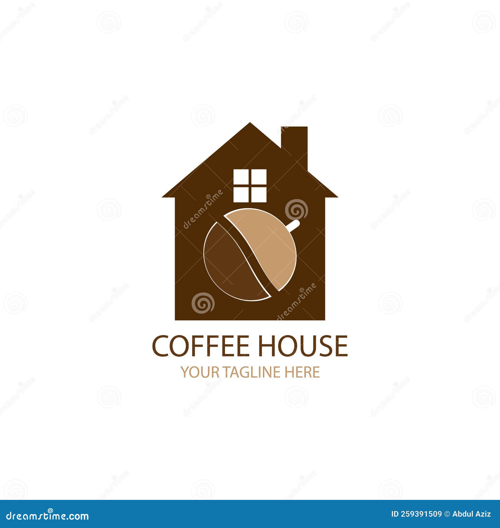 Coffee House Icon Logo Vector Stock Vector - Illustration of icon ...